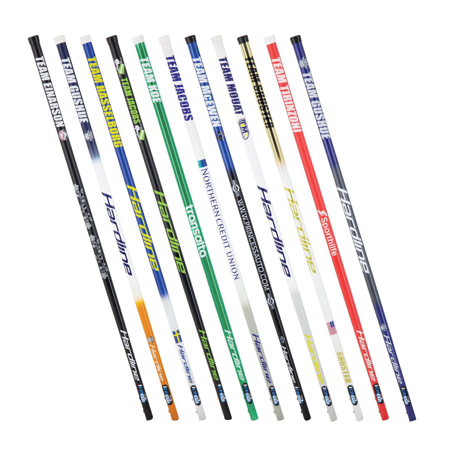 Hardline Carbon Fiber Player Handle | Hardline Curling Gear