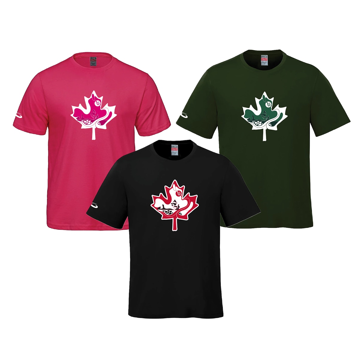 True North Maple Leaf T-Shirt | Goldline Curling Gear and Apparel