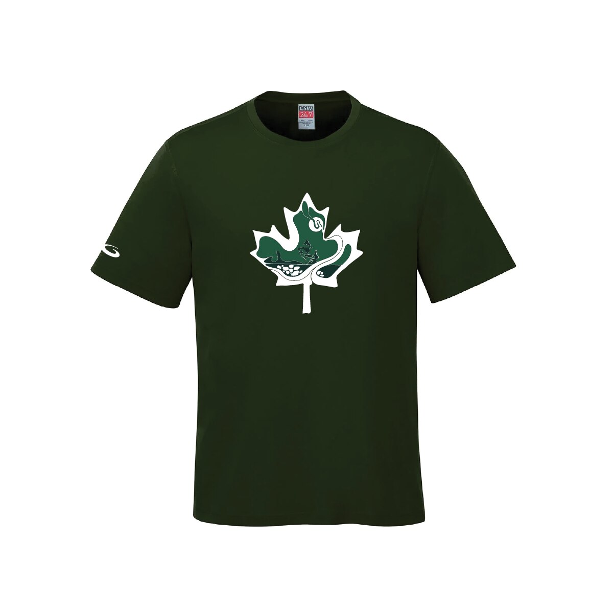 True North Maple Leaf T-Shirt | Goldline Curling Gear and Apparel