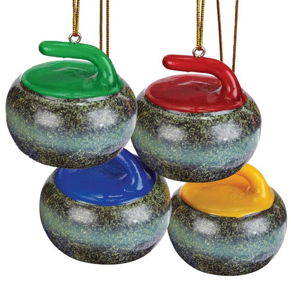Curling Novelties: Curling Rock Tree Ornament
