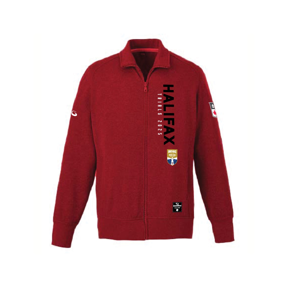 Trials 2025 Full Zip Stein | Official Goldline Curling Apparel